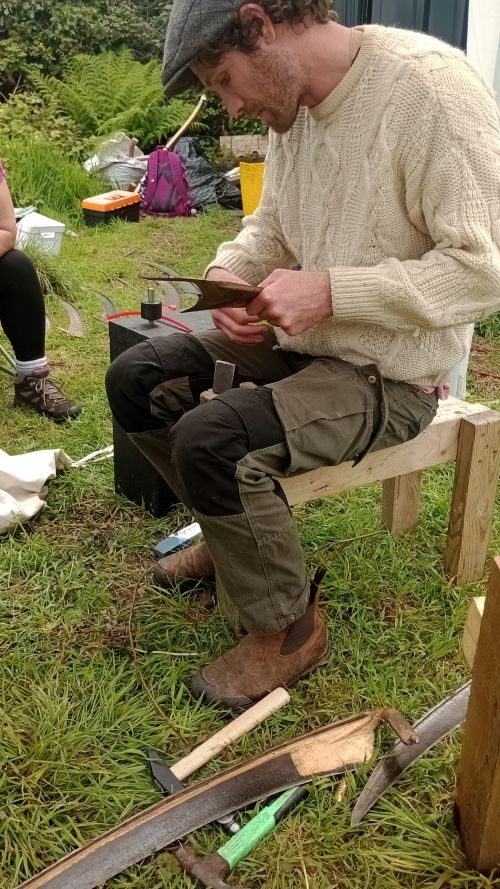 Scything Redruth’s Orchards & the Art of Peening – Resilient Orchards ...